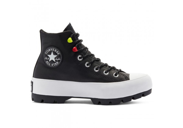 Кеды Converse на платформе чёрные высокие купить в Москве